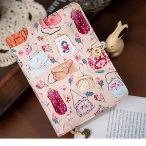 Cute Notebook Original Fabric Journal A5 A6 Handmade Floral Notebook ...