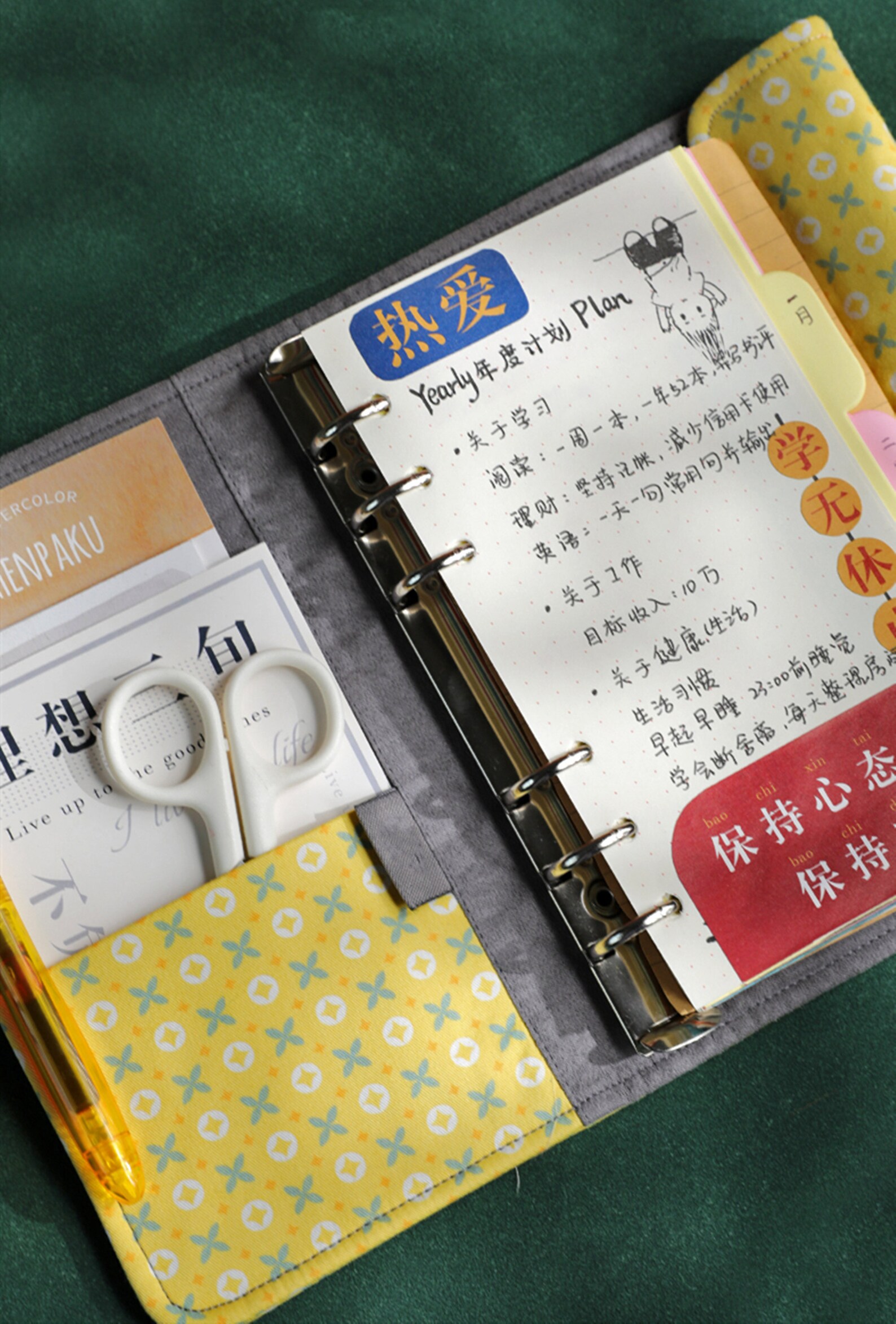 A6 BUDGET BINDER Money Binder Cash Envelopes Budget Binder Money Holder ...