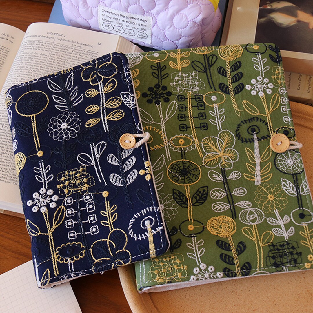 Garden Binder Journal 6 Rings Cloth Cover Planner Agenda Refillable ...