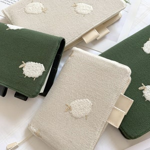 Sheep Hobonichi Journal Planner Cover A5 A6 2023 Embroidery Notebook ...