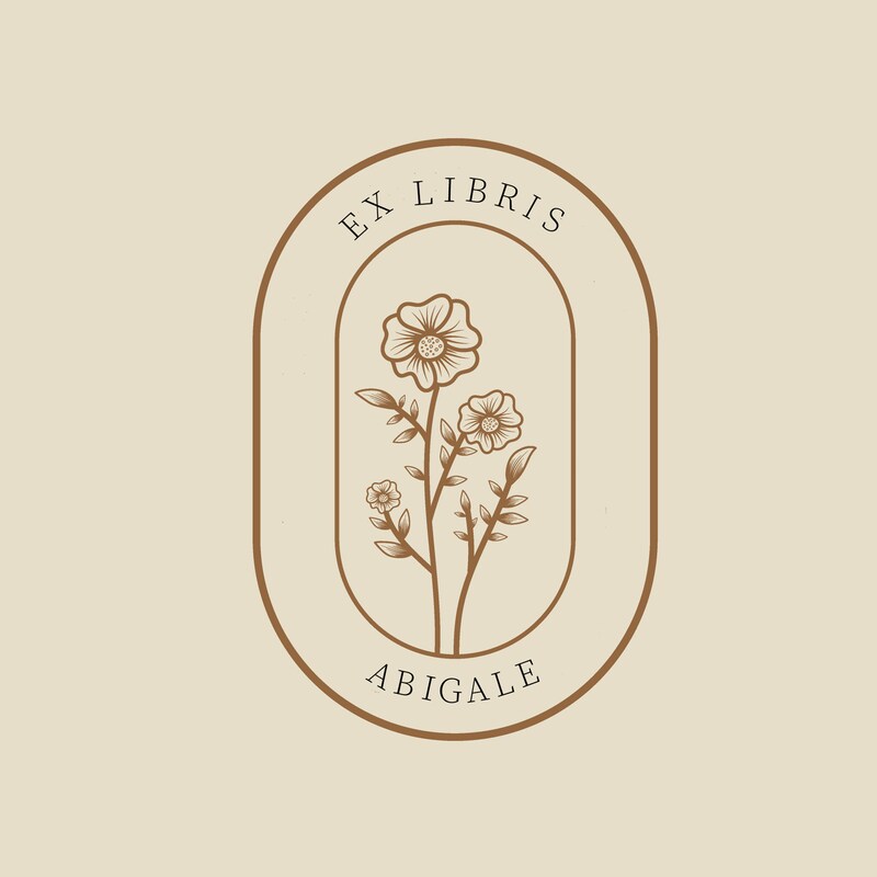 Library Stamp - Etsy