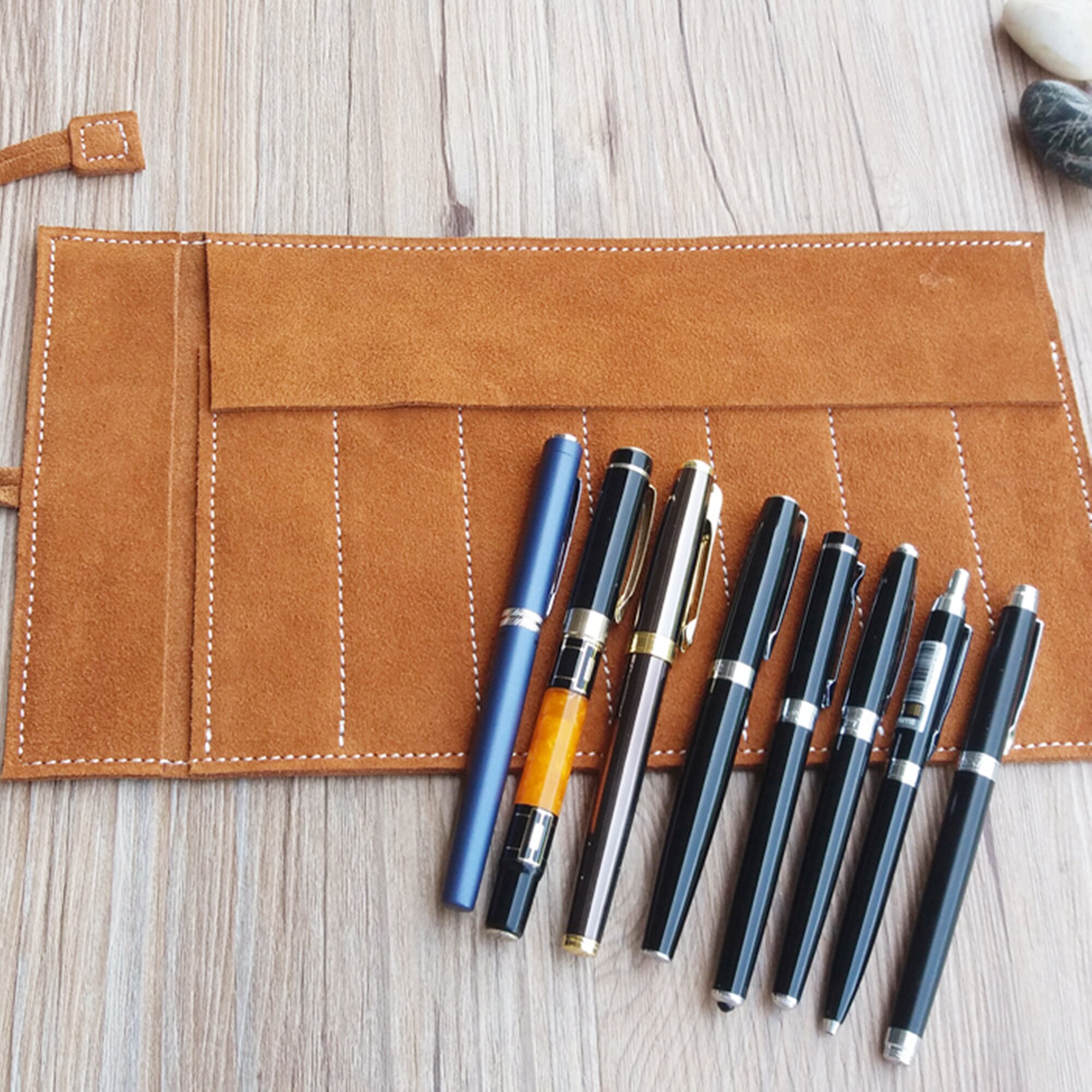 Leather Roll Artist Roll Leather Pencil Roll Leather Pencil - Etsy