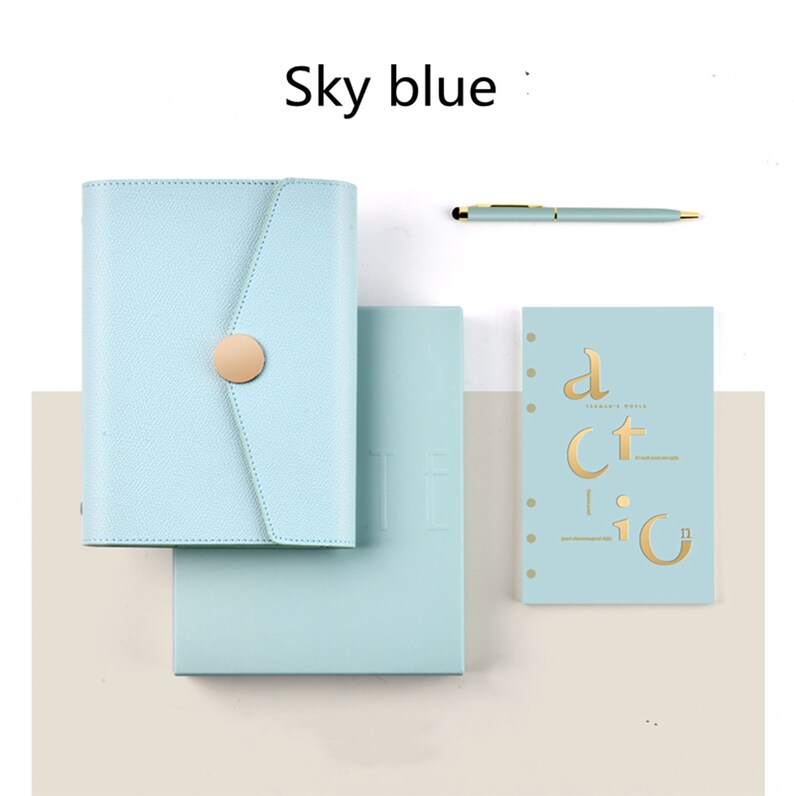 A5 A6 Binder Planner 6 Ring Synthetic Leather Clutch Style PU - Etsy