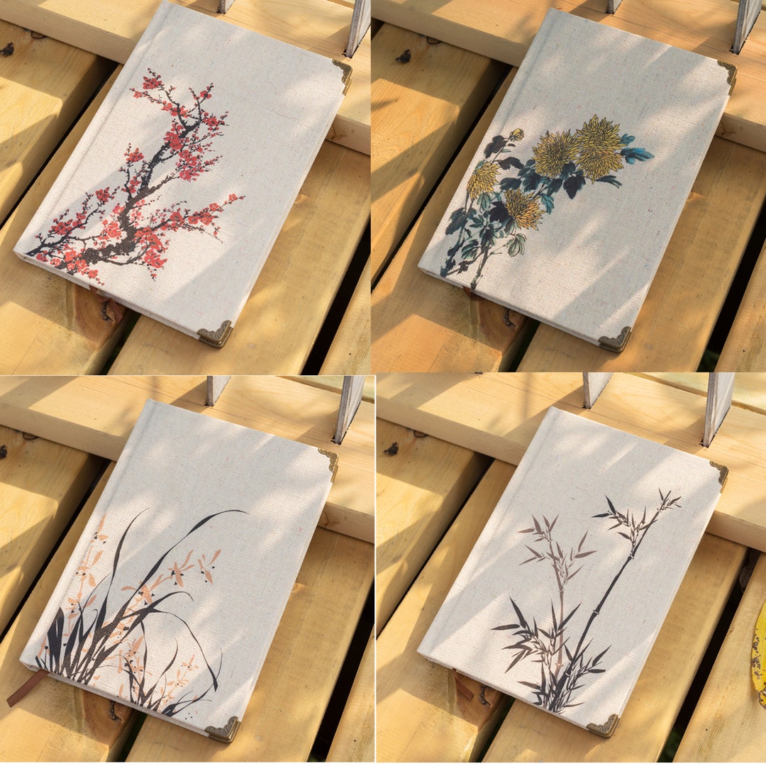 Floral Notebook A5 Journal Floral Notebook Floral Stationery Flower ...