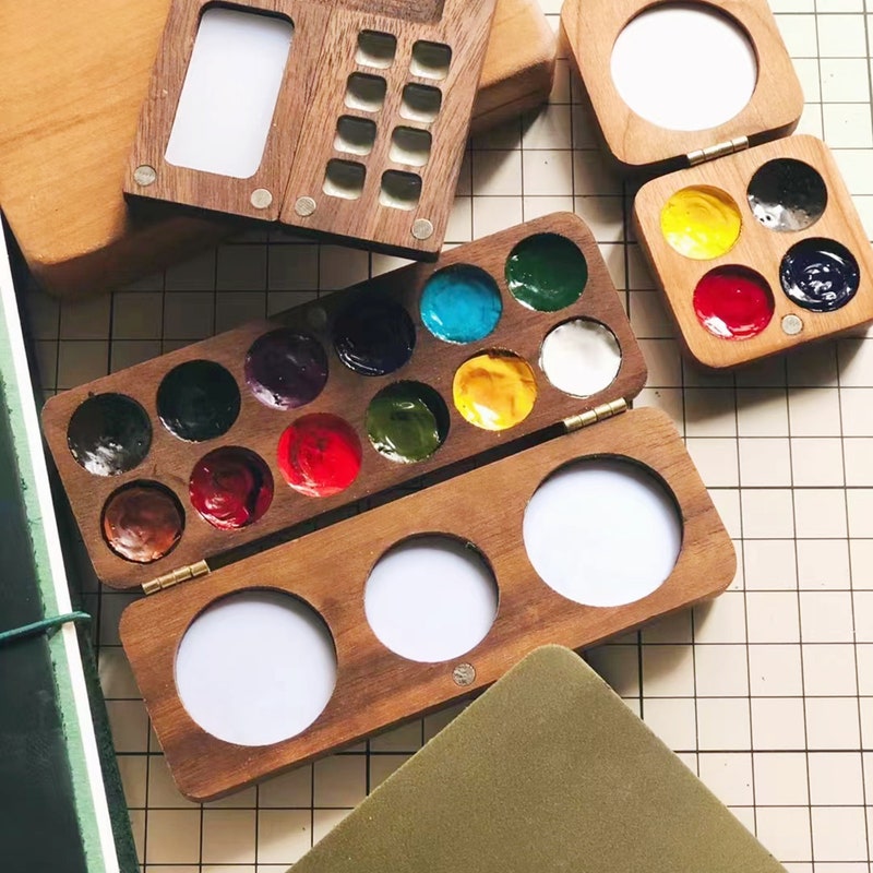 Watercolor Paint Box - Etsy