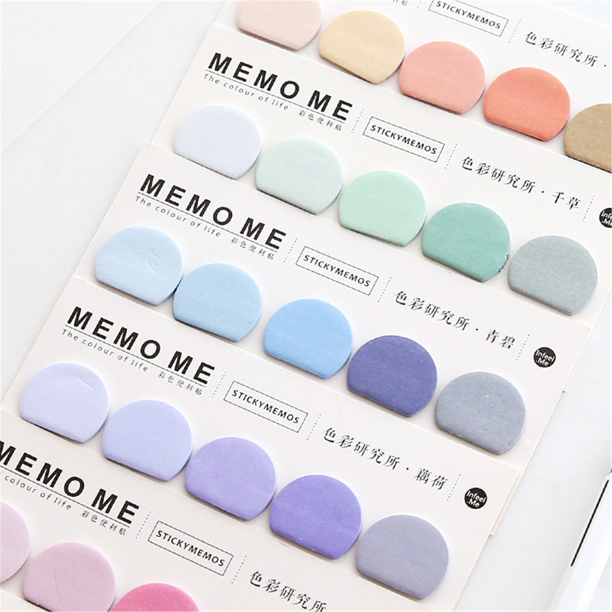 Colourful Index Planner Sticky Notes Memo Pad Bookmark Page | Etsy