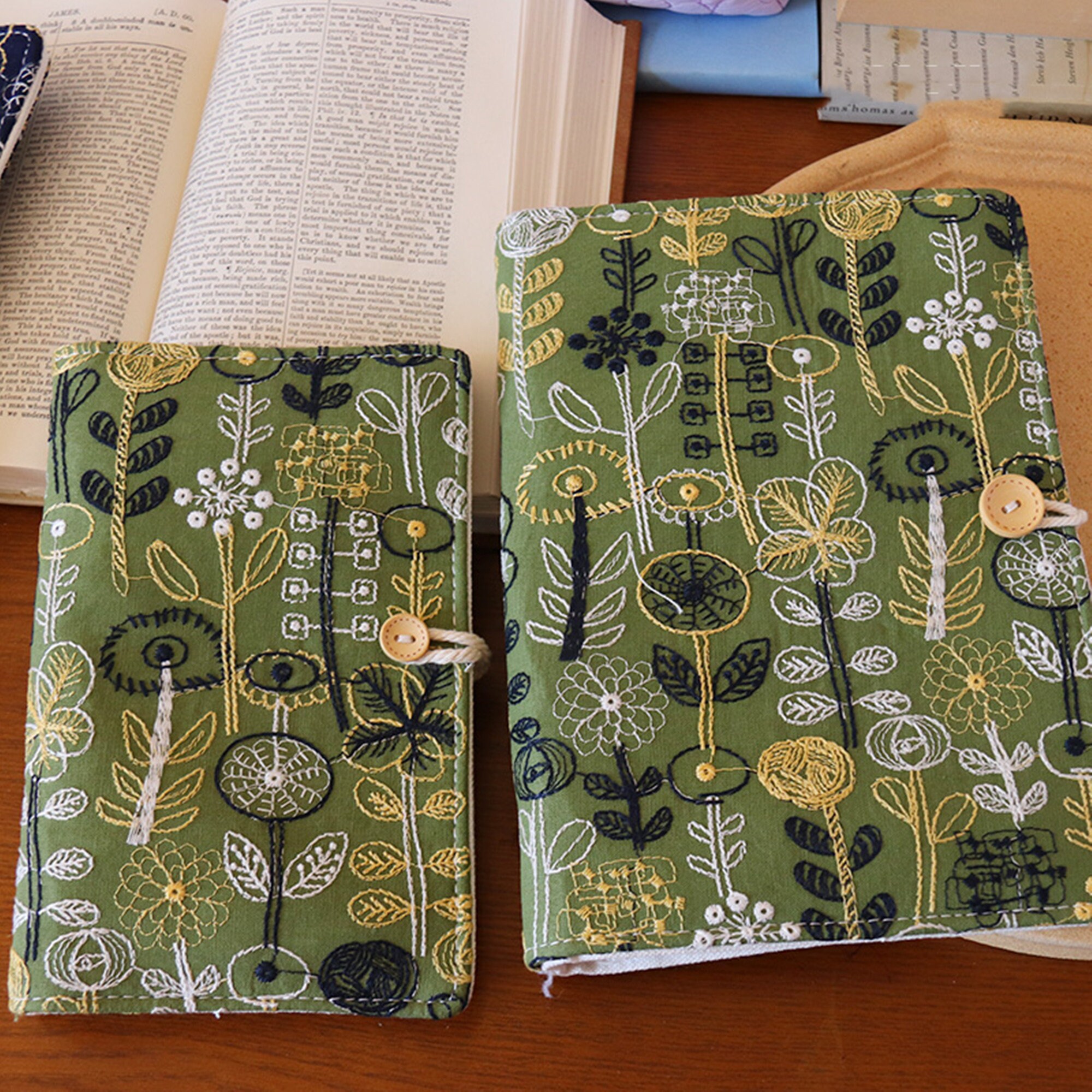 Garden Binder Journal 6 Rings Cloth Cover Planner Agenda - Etsy