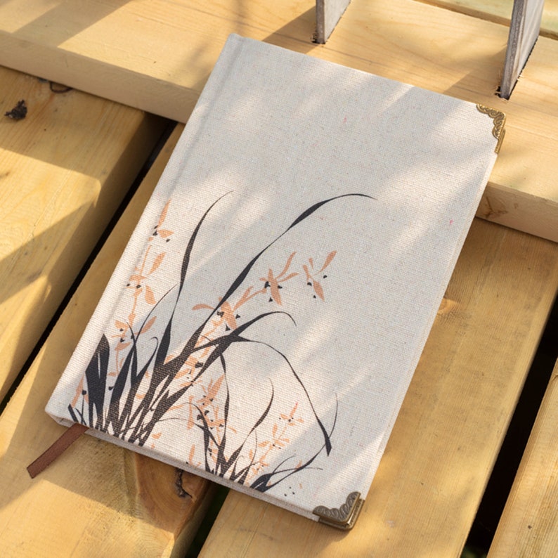 Floral Notebook A5 Journal Floral Notebook Floral Stationery - Etsy