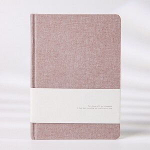 A5 Journal Notebook Handmade Linen Lined Fabric Cover Daily Four Color ...