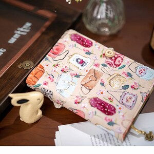 Cute Notebook Original Fabric Journal A5 A6 Handmade Floral Notebook ...