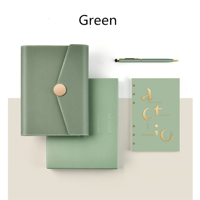 A5 A6 Binder Planner 6 Ring Synthetic Leather Clutch Style PU - Etsy