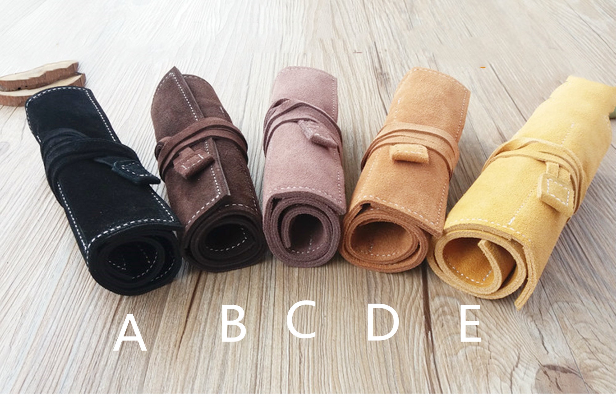 Leather Roll Artist Roll Leather Pencil Roll Leather Pencil - Etsy