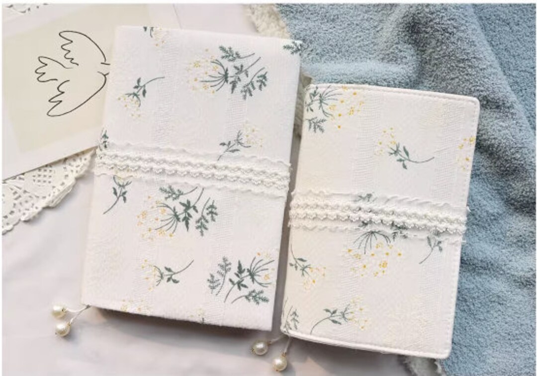 Daisy Binder Rings Journal Cloth Cover Planner Agenda Refillable ...