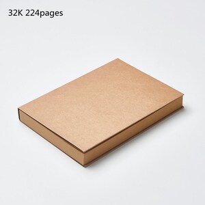 Kraft Brown Paper Notebook Blank Notebook Journal Scrapbook Display ...