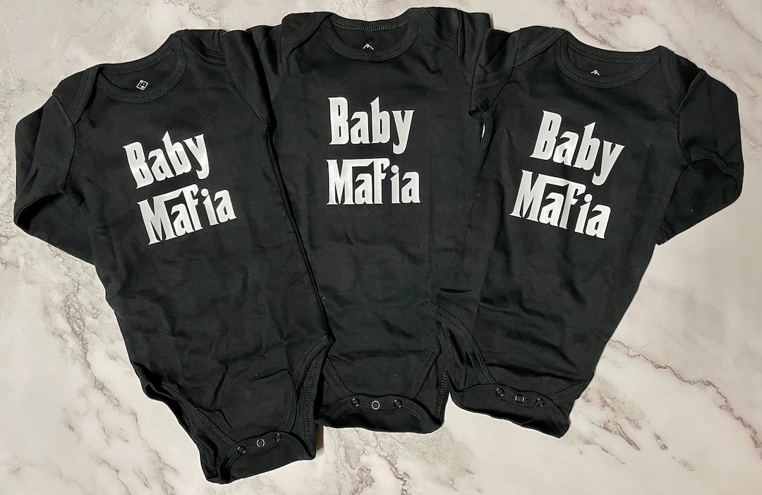 Baby Mafia Outfit Cute Infant Bodysuit Newborn Gift Baby Shower Unisex ...