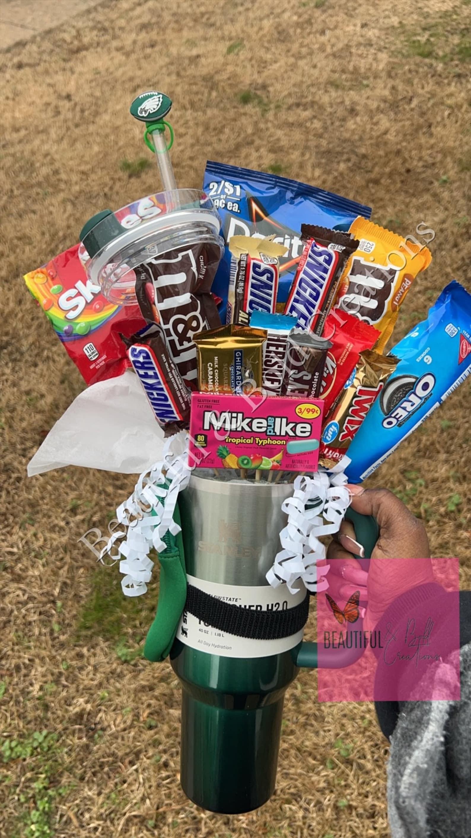 Stanley Cup Tumbler Candy Bouquet Valentine’s Day Birthday Gift - Etsy
