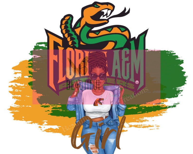 HBCU FAMU Girl PNG Sublimation Tumbler Wrap T-shirt Design - Etsy Israel