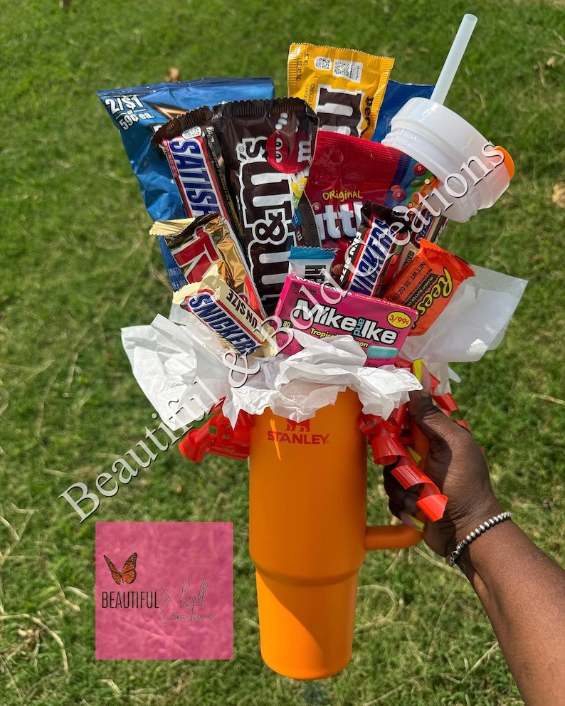Stanley Cup Tumbler Candy Bouquet Valentine’s Day Birthday Gift - Etsy