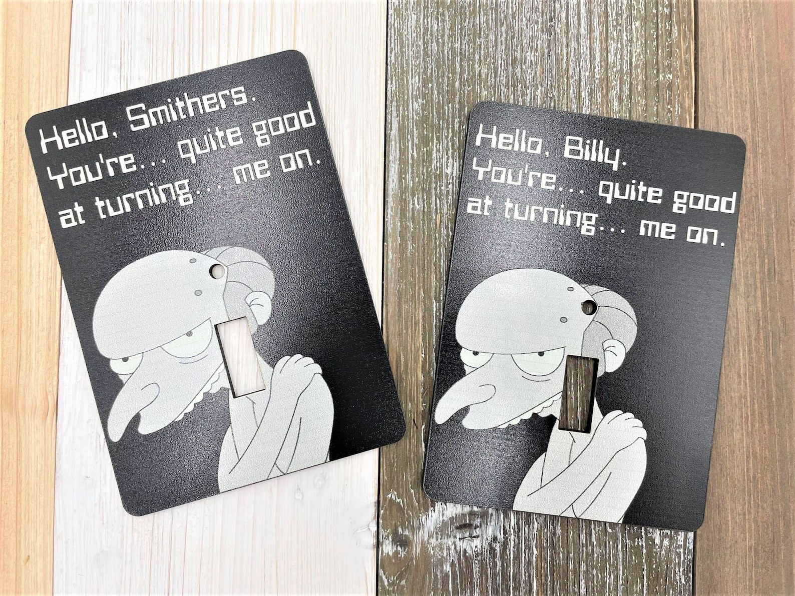 The Simpsons Light Switch Cover Quite Good at Turning Me on - Etsy