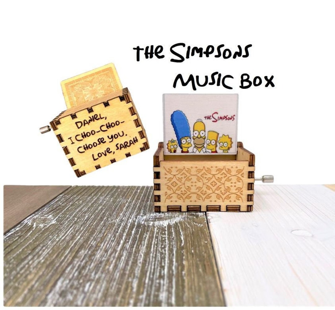 The Simpsons Music Box: Personalized Keepsake Gift - Etsy