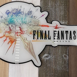 Final Fantasy 14 Logo Wall Decor Final Fantasy Online - FFXIV Logo ...