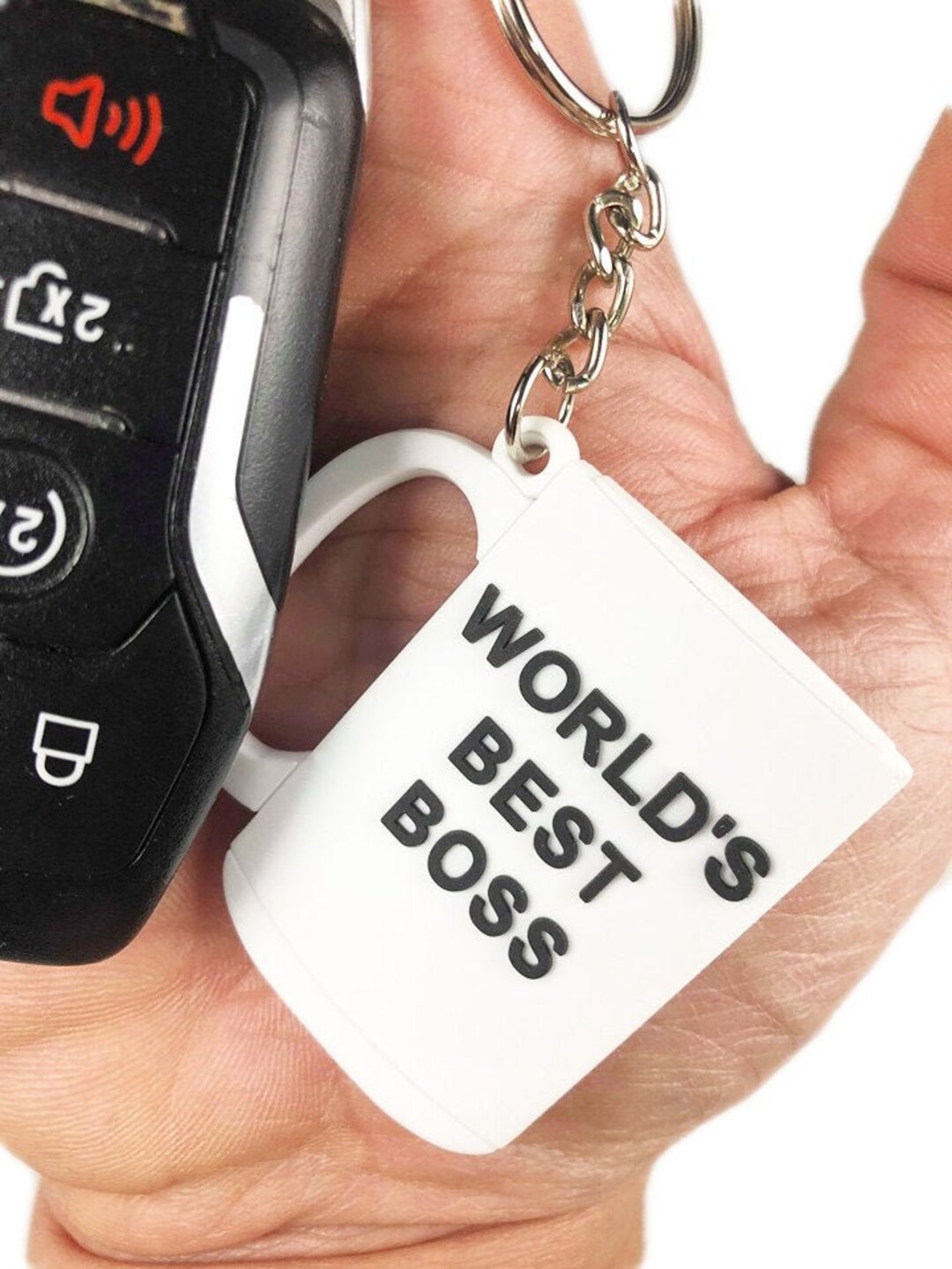 The Office Key Chain - World's Best Boss Mug Keychain - Michael Scott ...