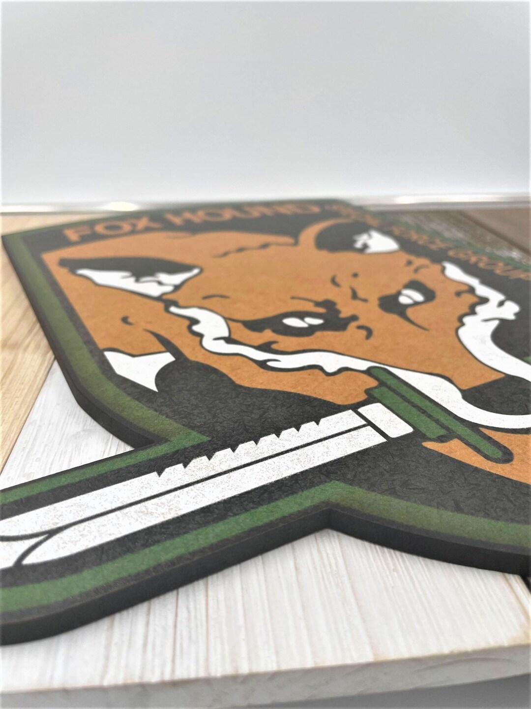 Metal Gear Solid Foxhound Logo Decor: Gamer Room Sign - Etsy