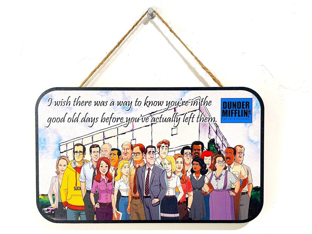 The Office Wall Decor - the Office Cast - Cartoon - Pams Painting ...