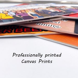 The Office Canvas Prints Dunder Mifflin the Office Cartoon Scenes the ...
