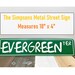 The Simpsons Street Sign - the Simpsons Decor - Evergreen Terrace - the ...