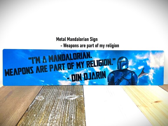 The Mandalorian Street Sign the Mandalorian Decor Star | Etsy