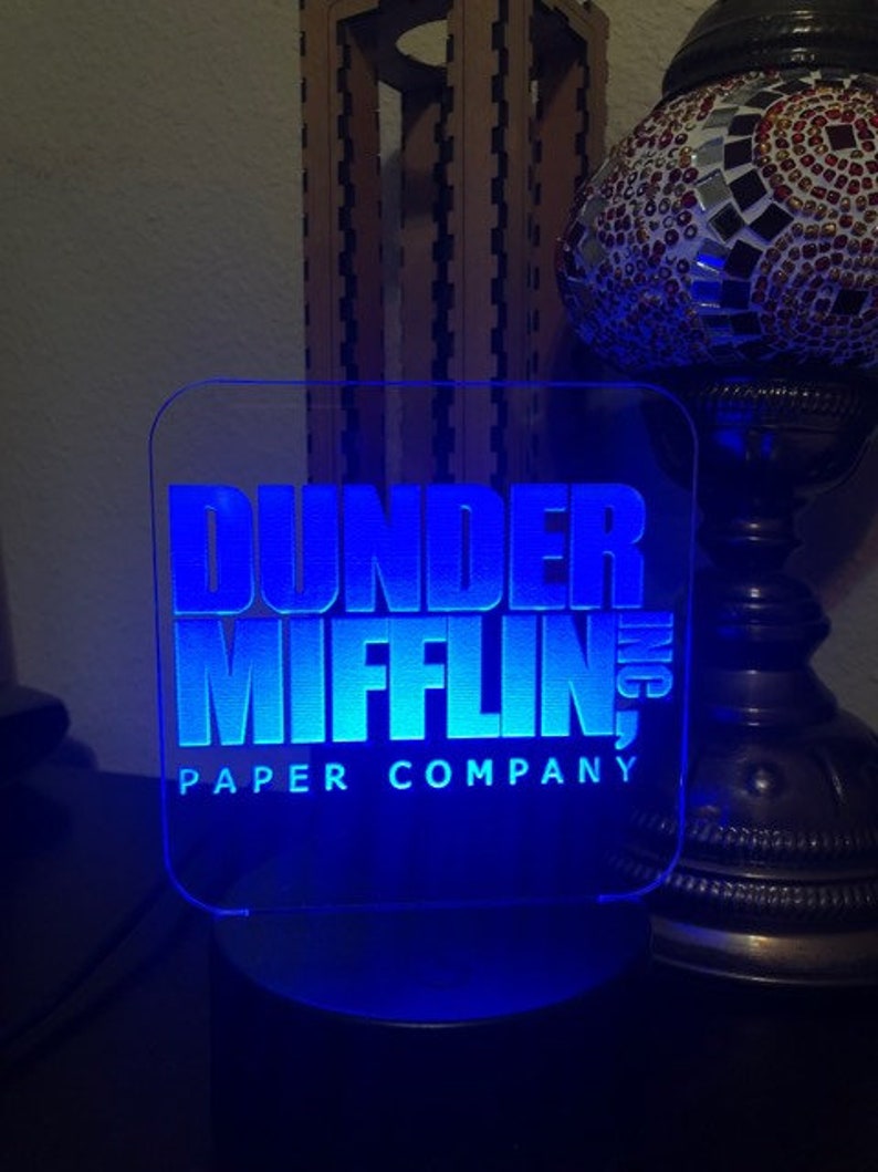 The Office LED Desk Light the Office Gifts Neon Light | Etsy