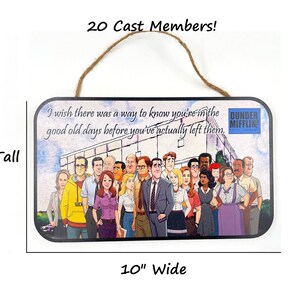 The Office Wall Decor - the Office Cast - Cartoon - Pams Painting ...