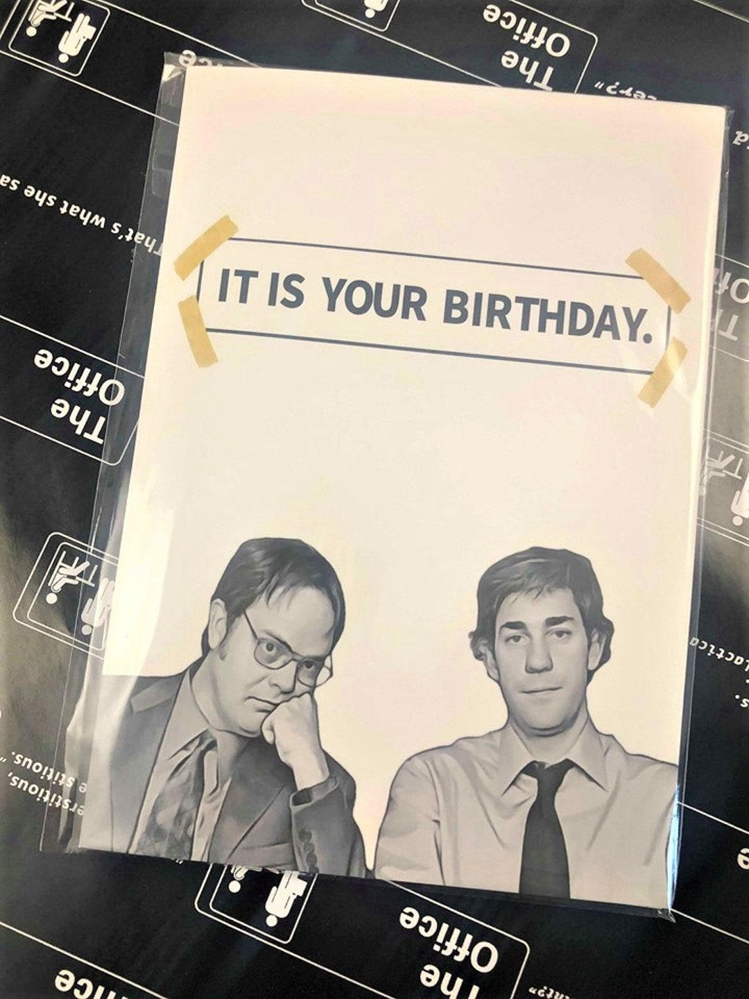 The Office Birthday Card: Jim & Dwight - "it is Your Birthday" Audio ...