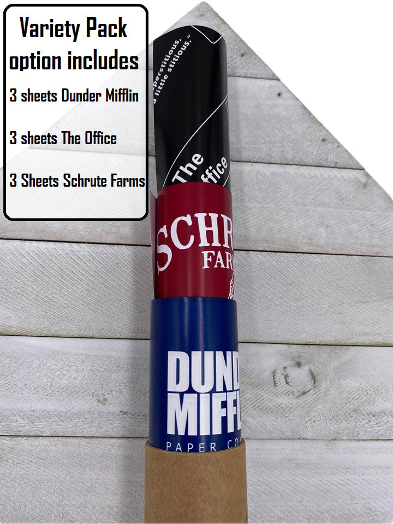 The Office Gift Wrap Dunder Mifflin Paper Dunder Mifflin | Etsy