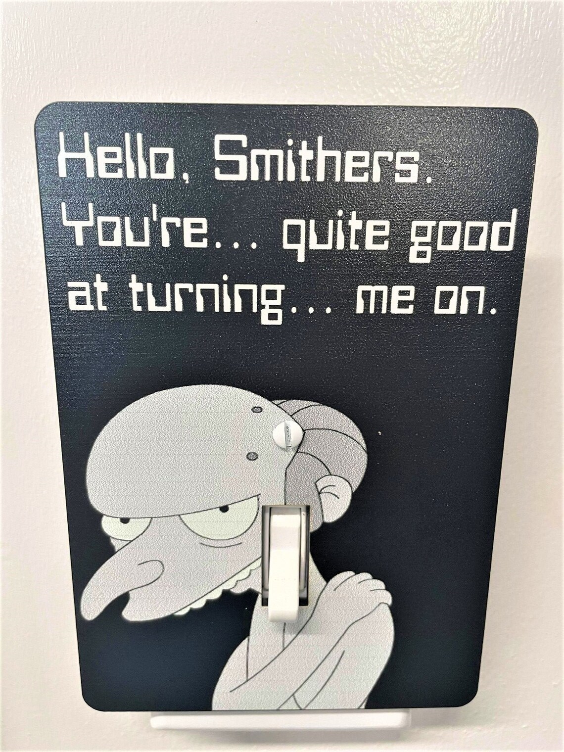 The Simpsons Light Switch Cover Quite Good at Turning Me on - Etsy