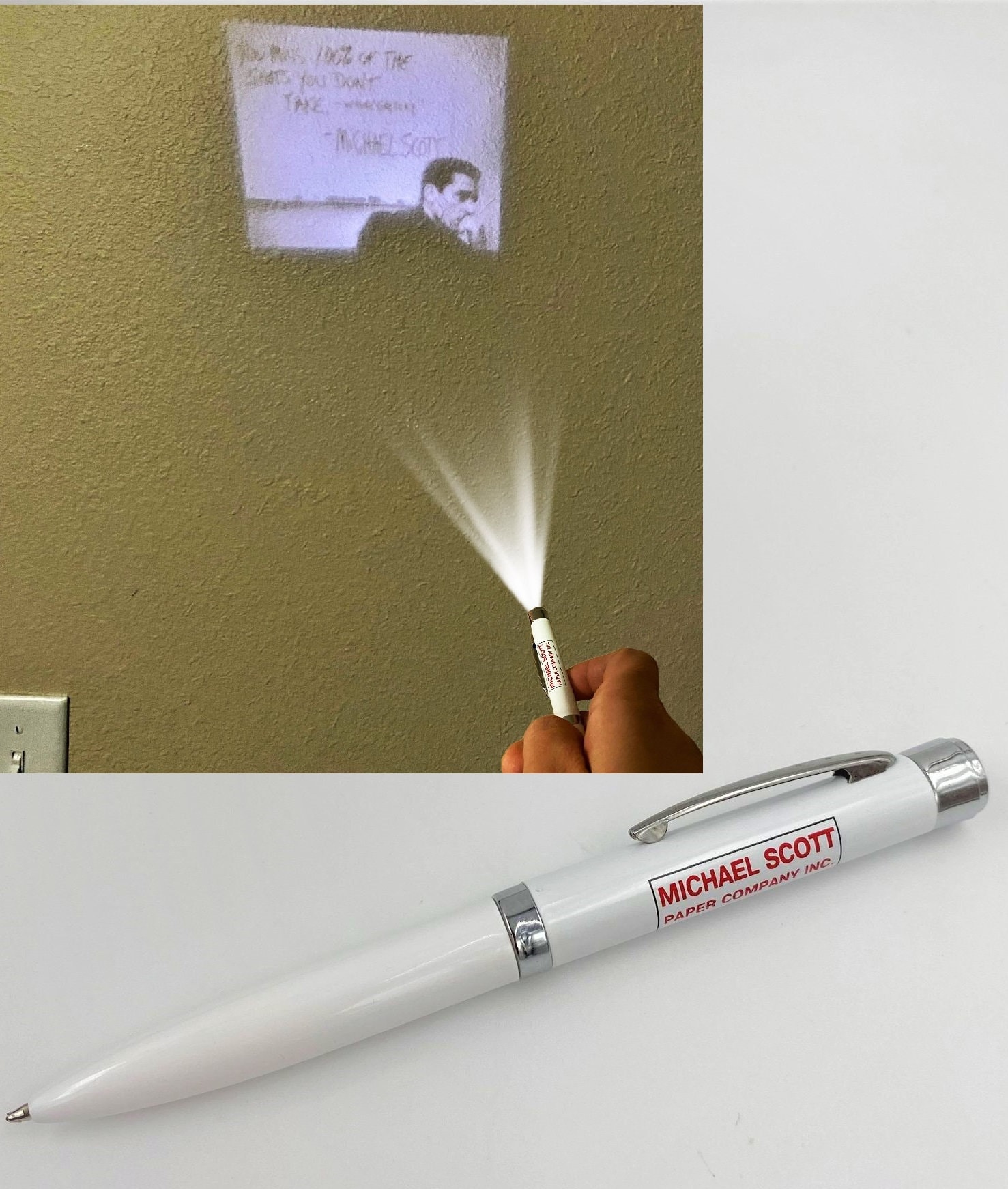 4 Pen Set of the Office Pens the Office LED Pen Dwight - Etsy