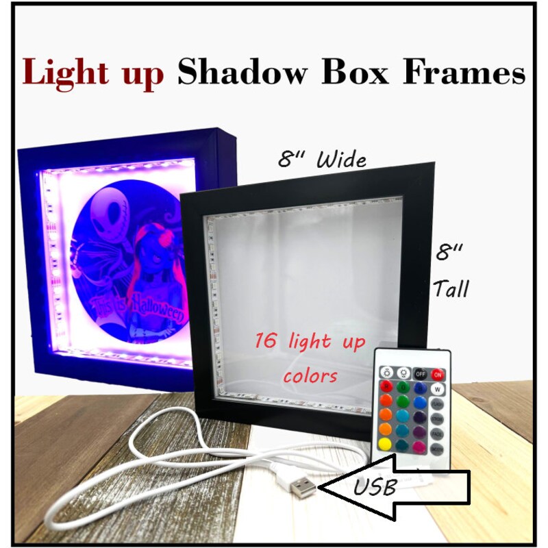 Lighted Shadow Box - Etsy