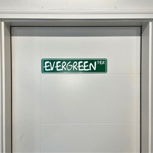 The Simpsons Street Sign - the Simpsons Decor - Evergreen Terrace - the ...