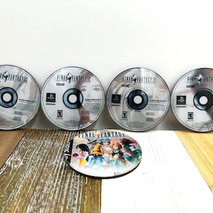 Final Fantasy 9 Game Coasters - Game Disc - Acrylic Coasters ...