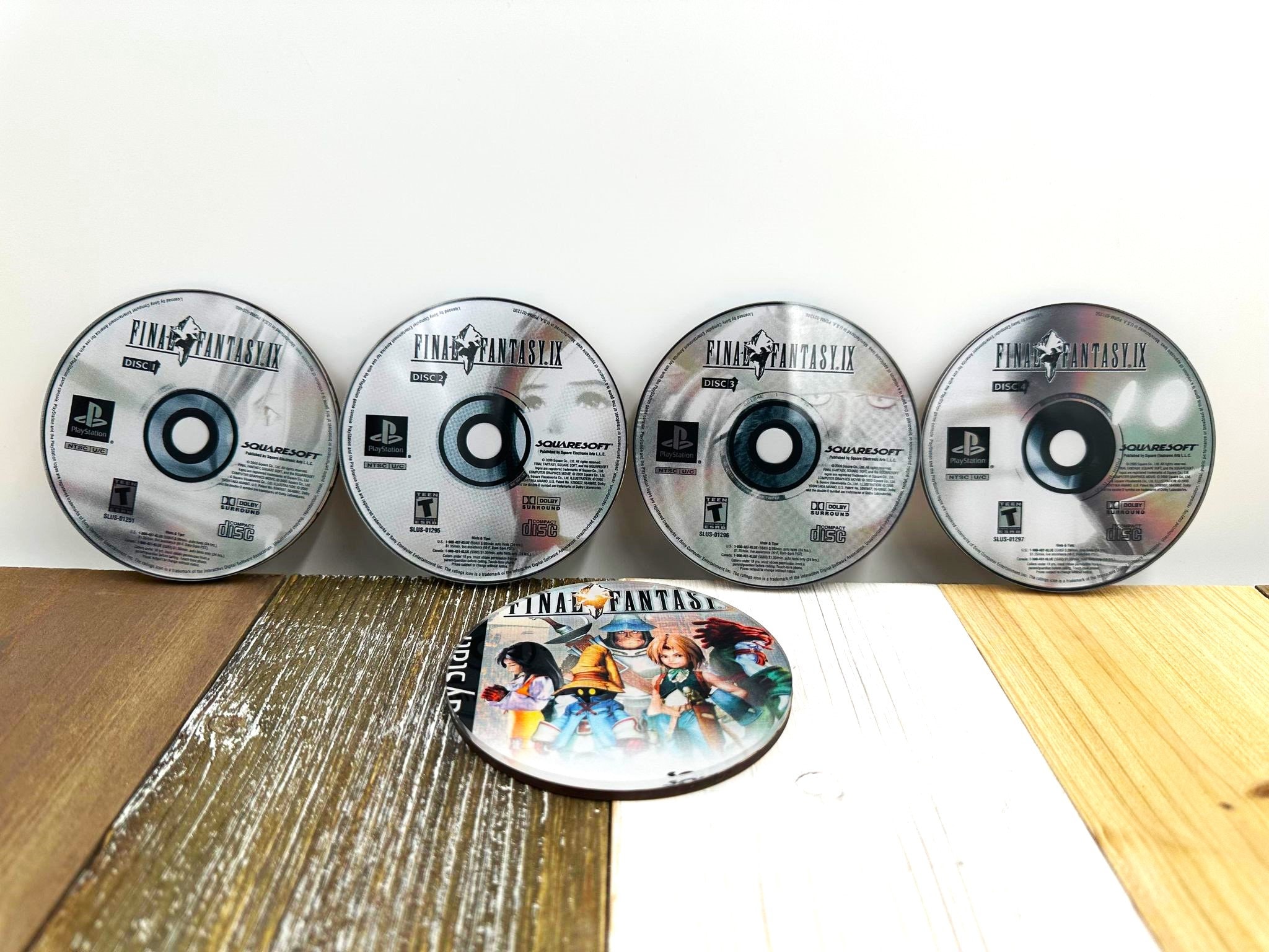 Final Fantasy IX Acrylic Coasters: Game Disc Design, Gamer Gift - Etsy