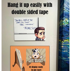 The Office Canvas Prints Dunder Mifflin the Office Cartoon Scenes the ...