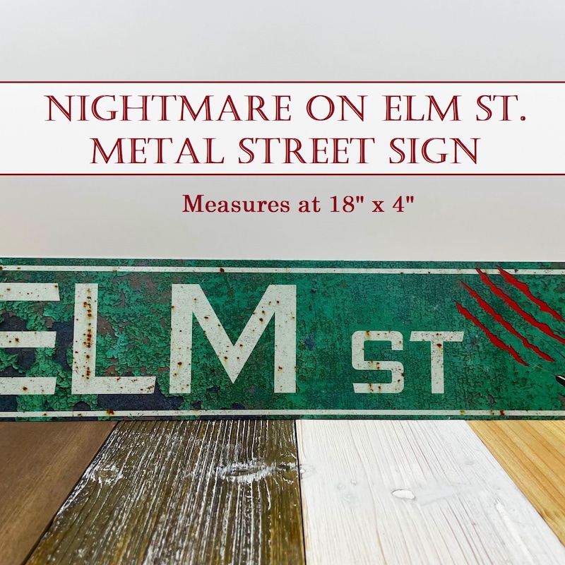 Elm Street Sign - Etsy