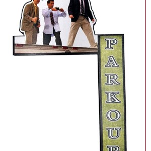 The Office Parkour Door Sitter: Michael Scott, Dwight, Andy (MDF) - Etsy
