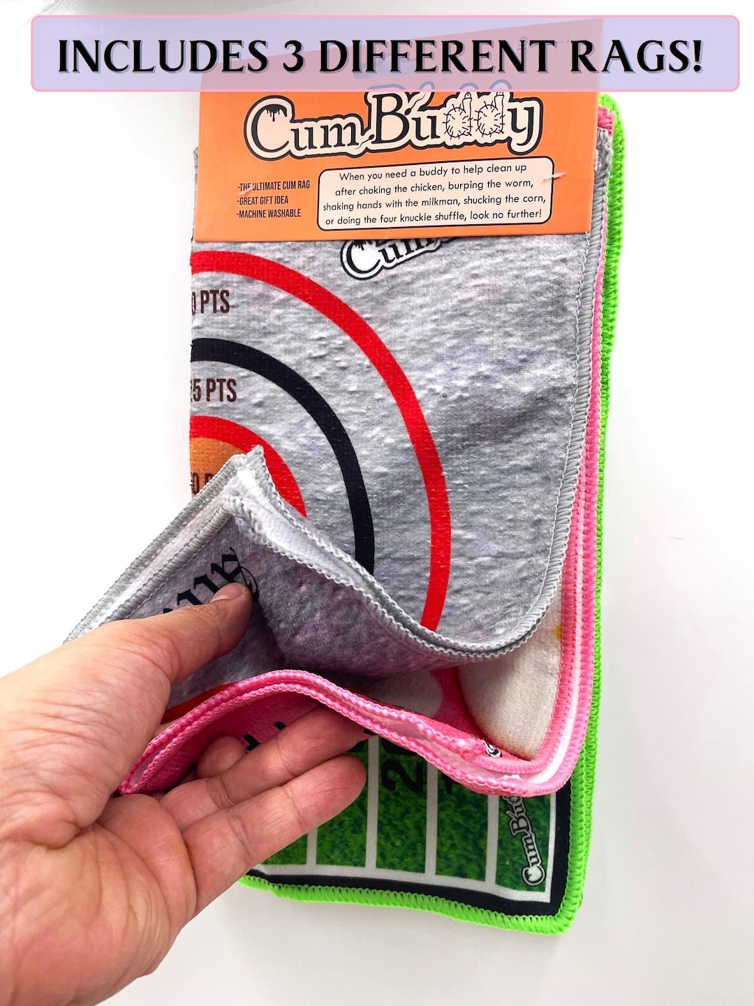 Cumbuddy the Ultimate Cum Rag 3 Game Rags Included Funny Gag Gifts ...