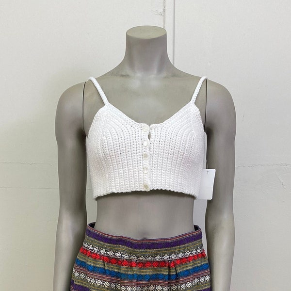 Hand Knit Tank Top - Etsy