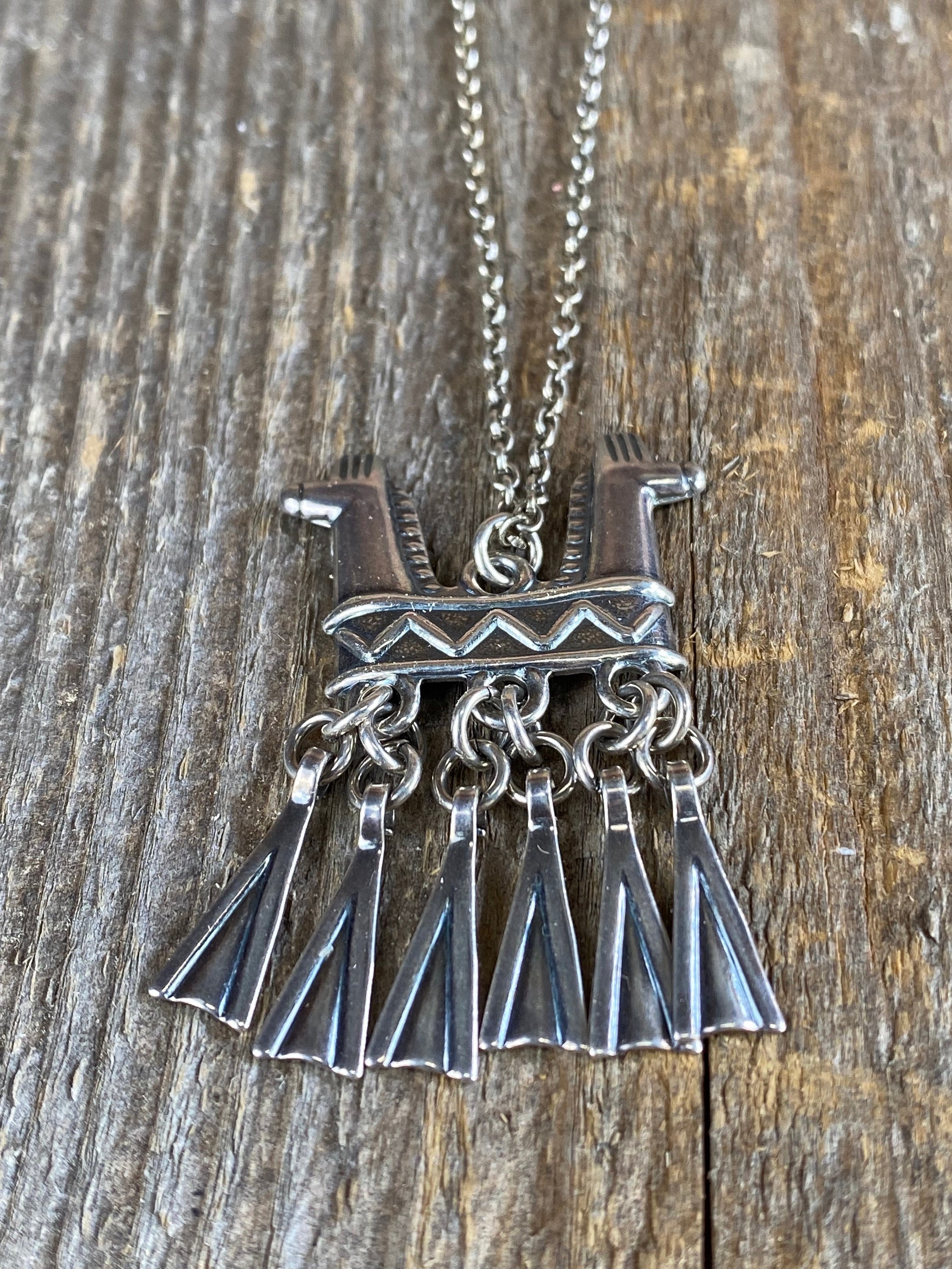 Vintage Viking Necklace / Vintage Silver Finland Necklace / 925 Jewelry ...