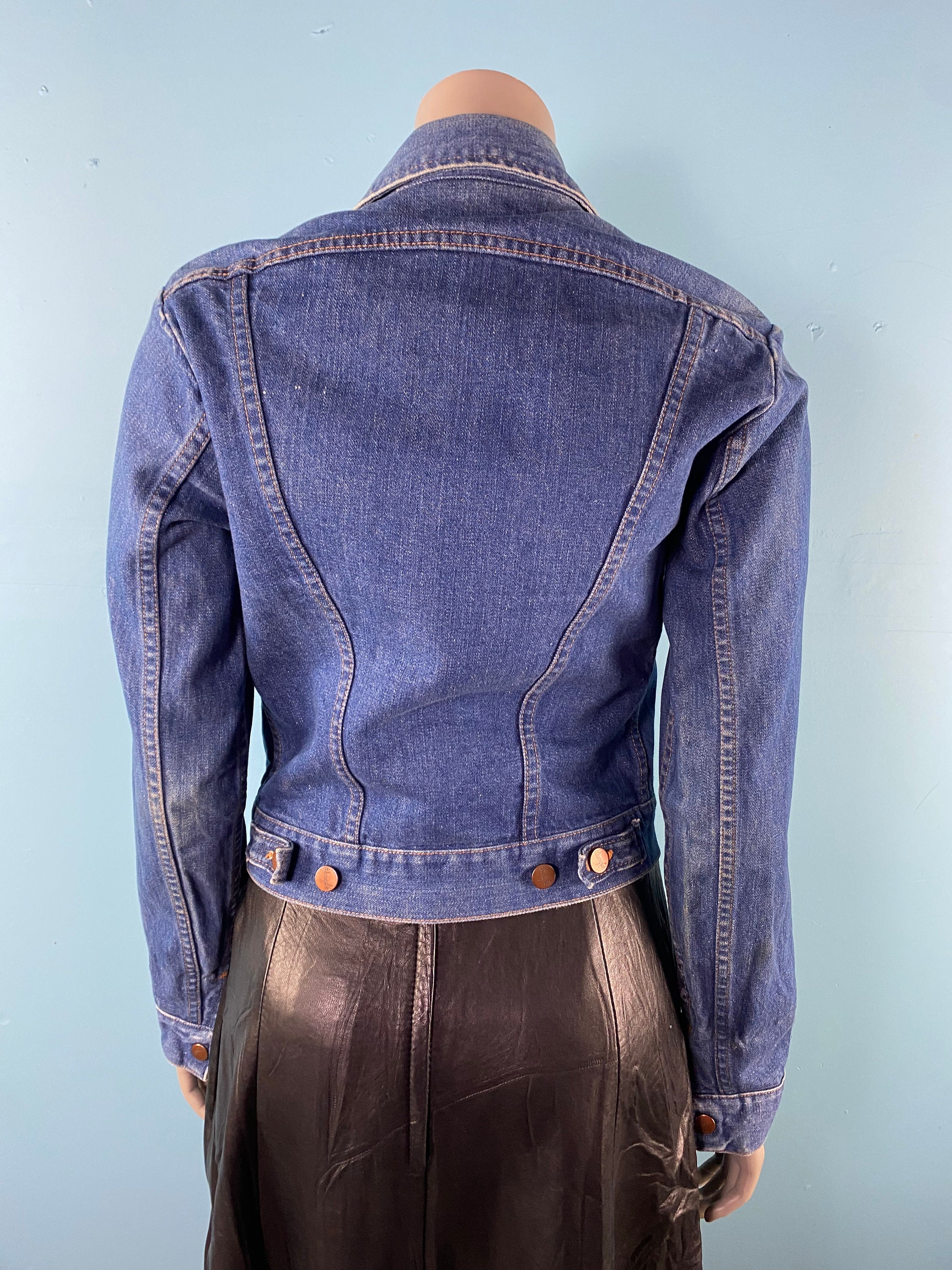 Vintage Women’s Wrangler Denim Jacket / 70's Jean Jacket / Light weight ...