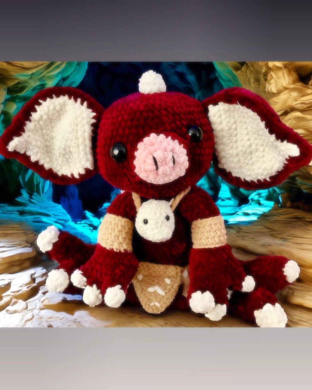 Beaux the Goblin: Handmade Crocheted Bokoblin Plushie - Etsy