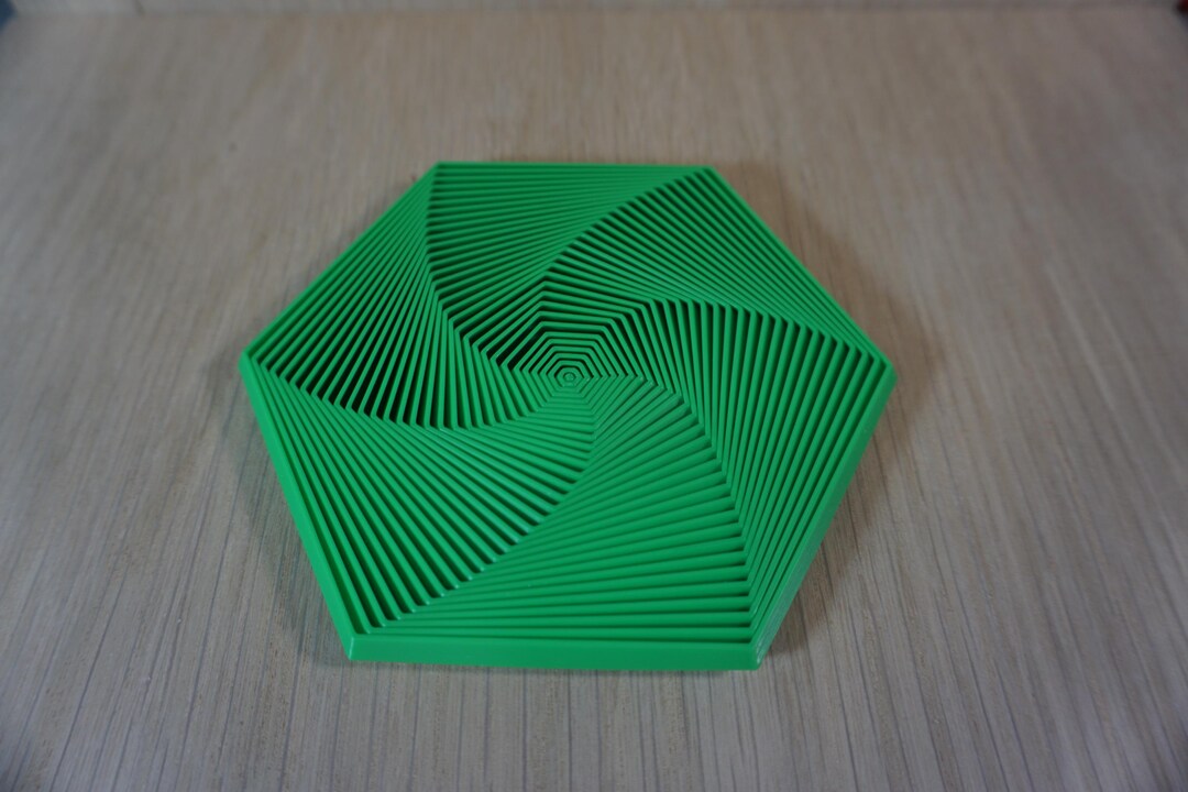 Large Hexagon 3D Print - Etsy